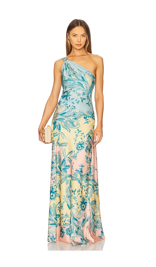 HEMANT & NANDITA HEMANT AND NANDITA One Shoulder Maxi Dress